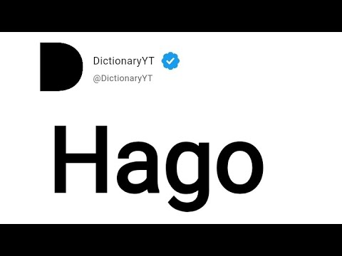 Hago Meaning in English - YouTube
