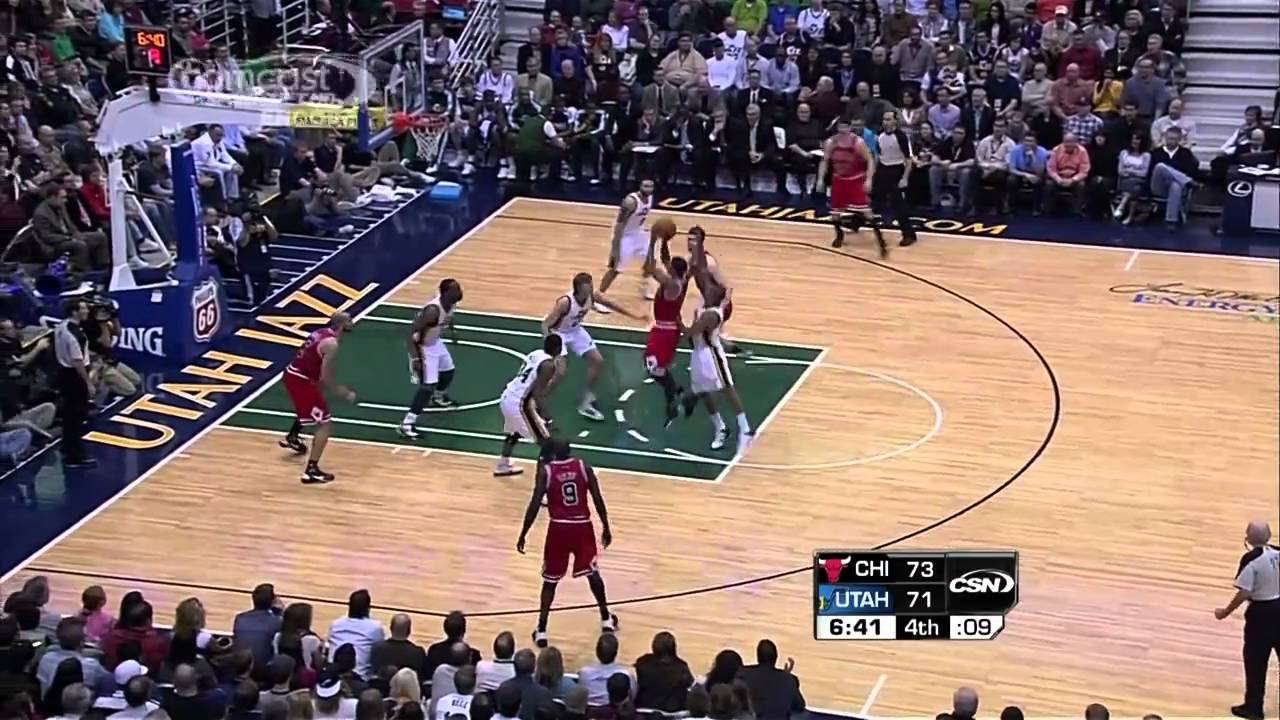 Derrick Rose Highlights vs Utah Jazz 2/9 720p HD - YouTube