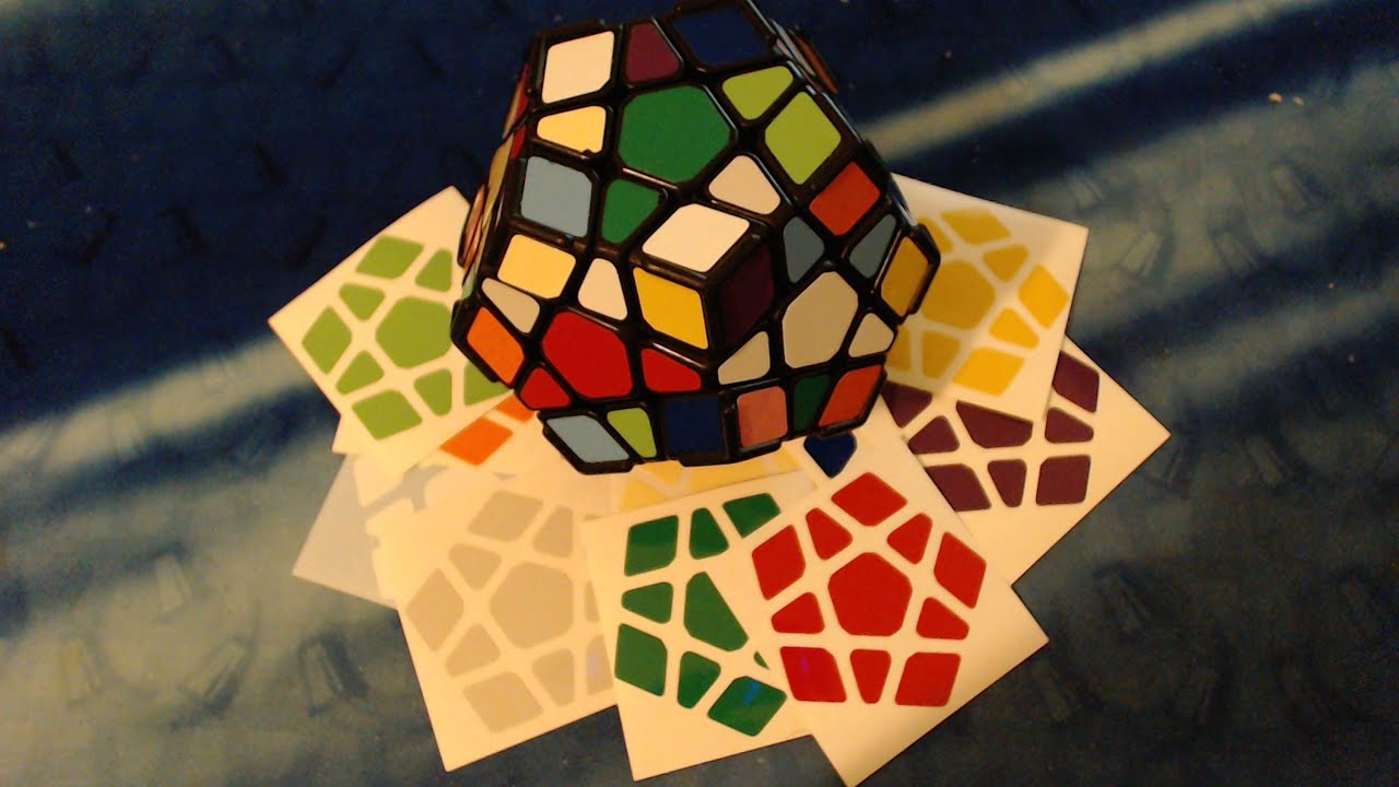 The Cubicle Megaminx Stickers Review - by Odder - YouTube