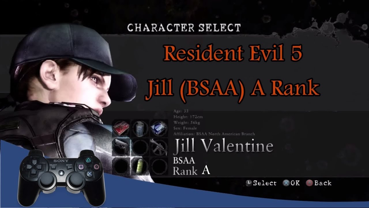 Resident Evil 5 Mercenaries Solo: Jill (BSAA) A Rank - YouTube