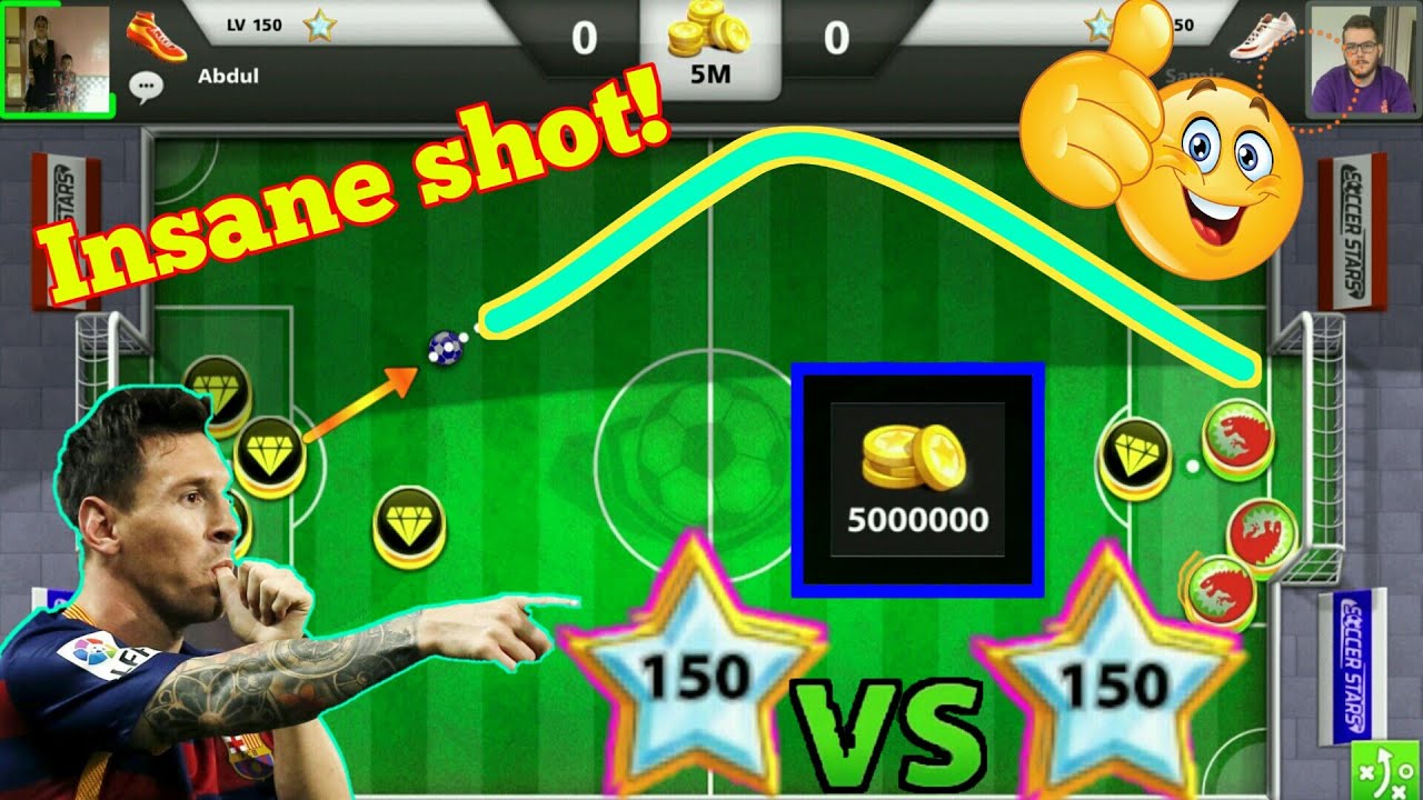 FRANCE 5MILLION PRO PLAYER💯GREAT SHOT 👍AWESOME GAME😎SOCCER STARS⭐BEST ...