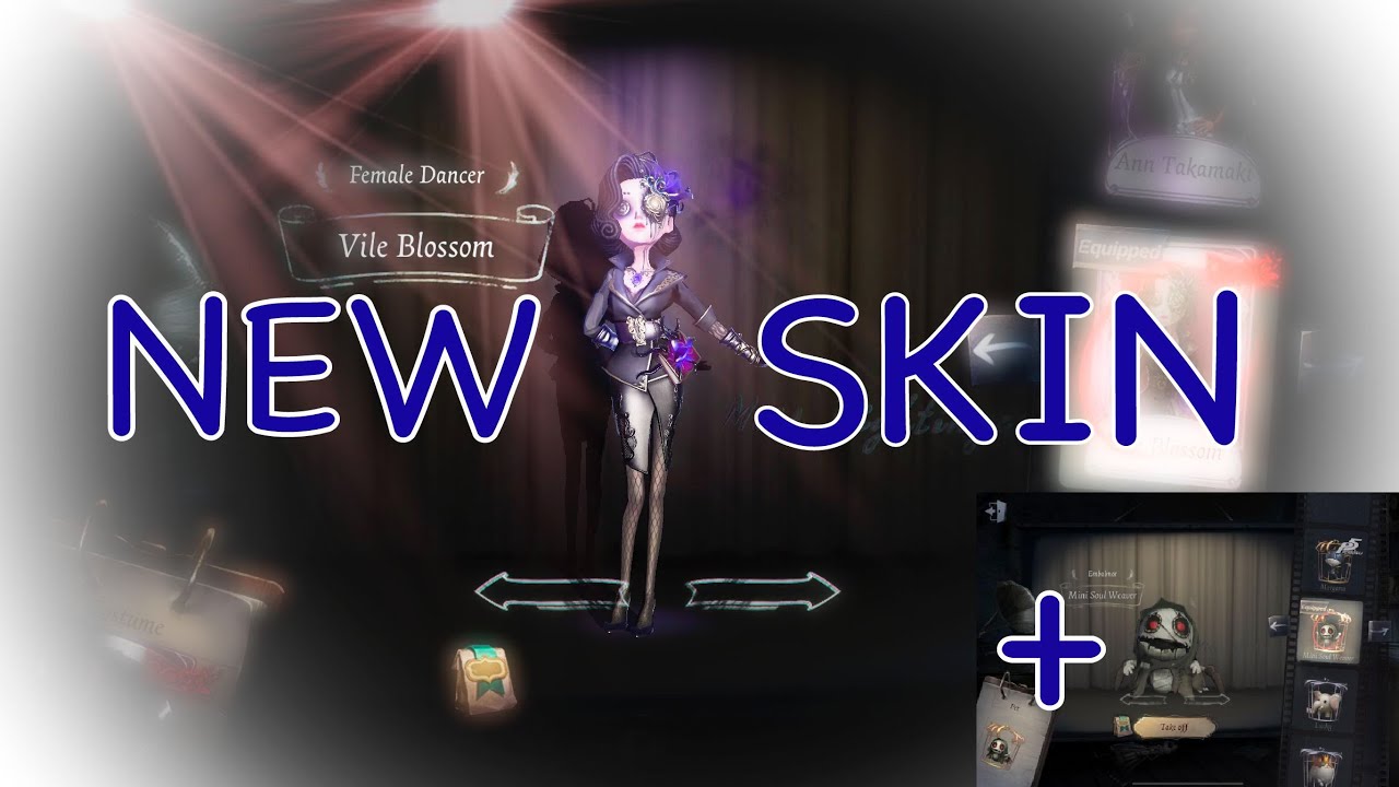 Vile Blossom - Female Dancer COA 3 Skin + Mini Soul Weaver | Identity V ...