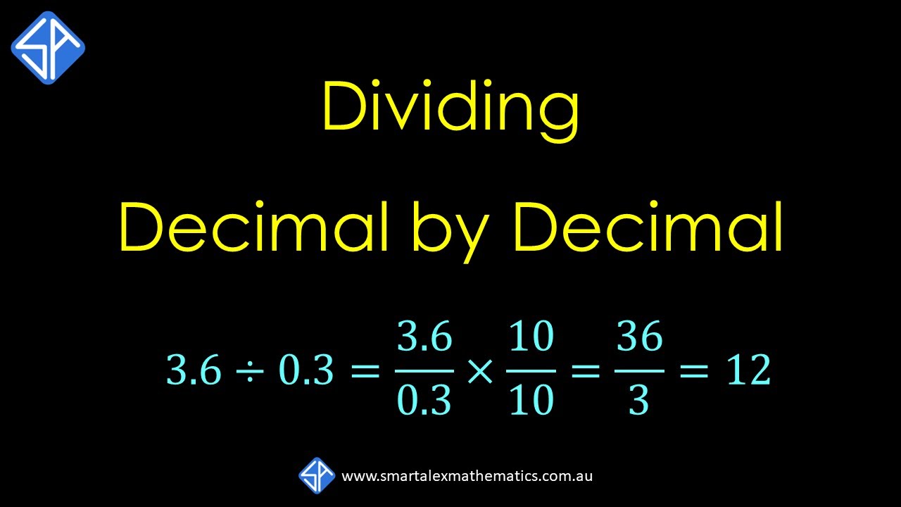 How to Divide a Decimal by a Decimal (Method 1) - YouTube