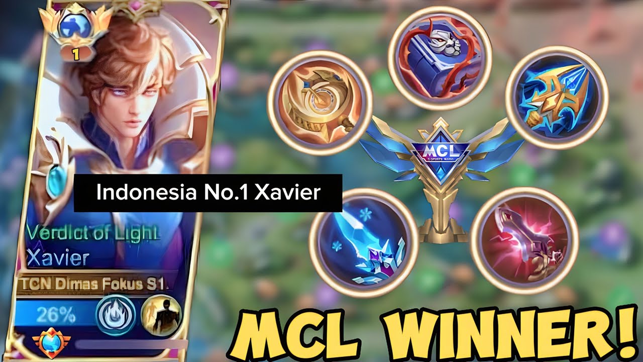 XAVIER NO.1 INDONESIA MODE MCL FINAL ON | GLOBAL XAVIER 1 HIT BUILD ...