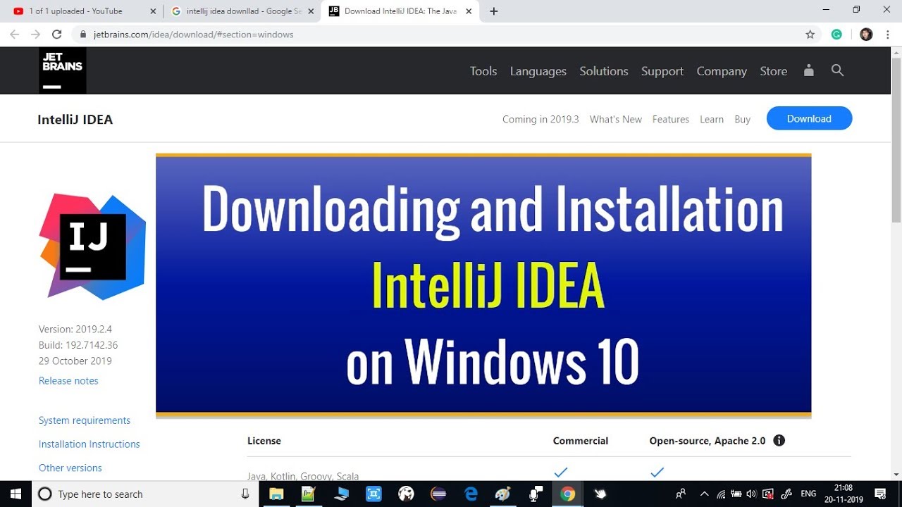 IntelliJ IDEA Installation On Windows 10 Beginners Tutorial YouTube intellij-idea-installation-on-windows-10-beginners-tutorial-youtube