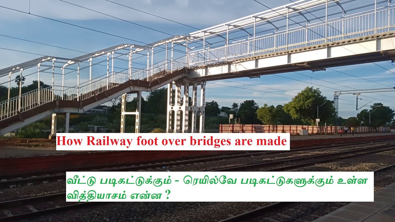 Railway Foot over bridge how they build - YouTube