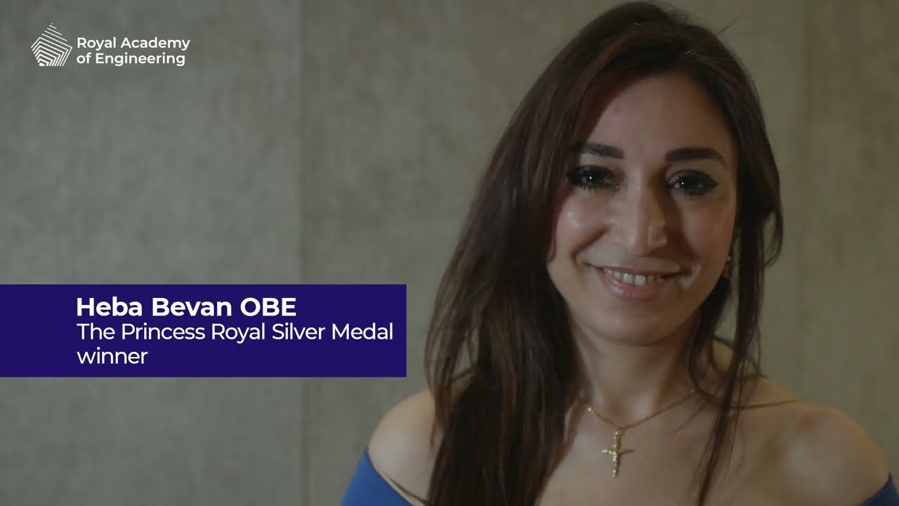Heba Bevan OBE - 2022 Princess Royal Silver Medal winner - YouTube