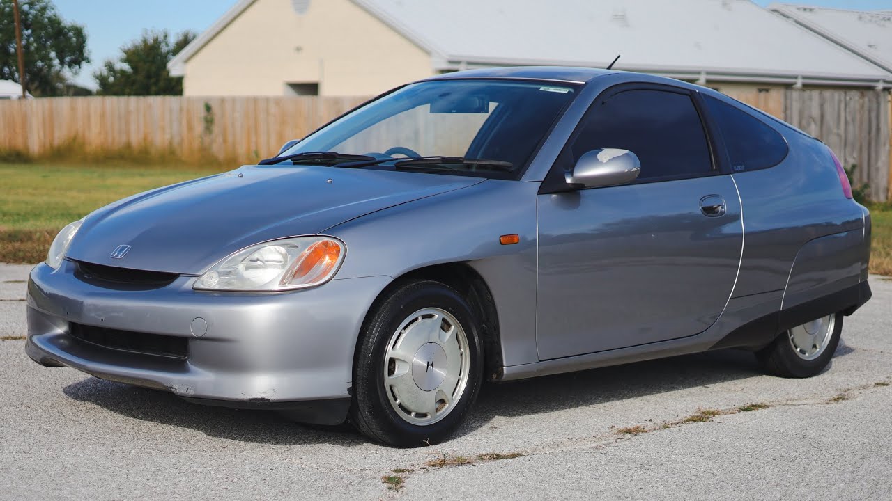 2000 Honda Insight JDM Right Hand Drive ZE1 CVT Start-Up & Walk-Around ...