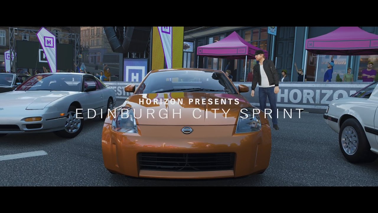 Forza Horizon 4 - Edinburgh City Sprint - Nissan Fairlady Z - YouTube
