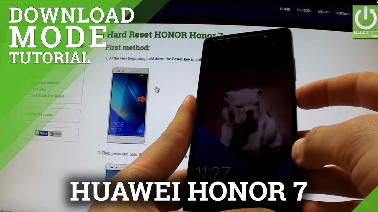 How to open Download Mode HUAWEI Honor 7 - Enter and Exit Download Mode ...