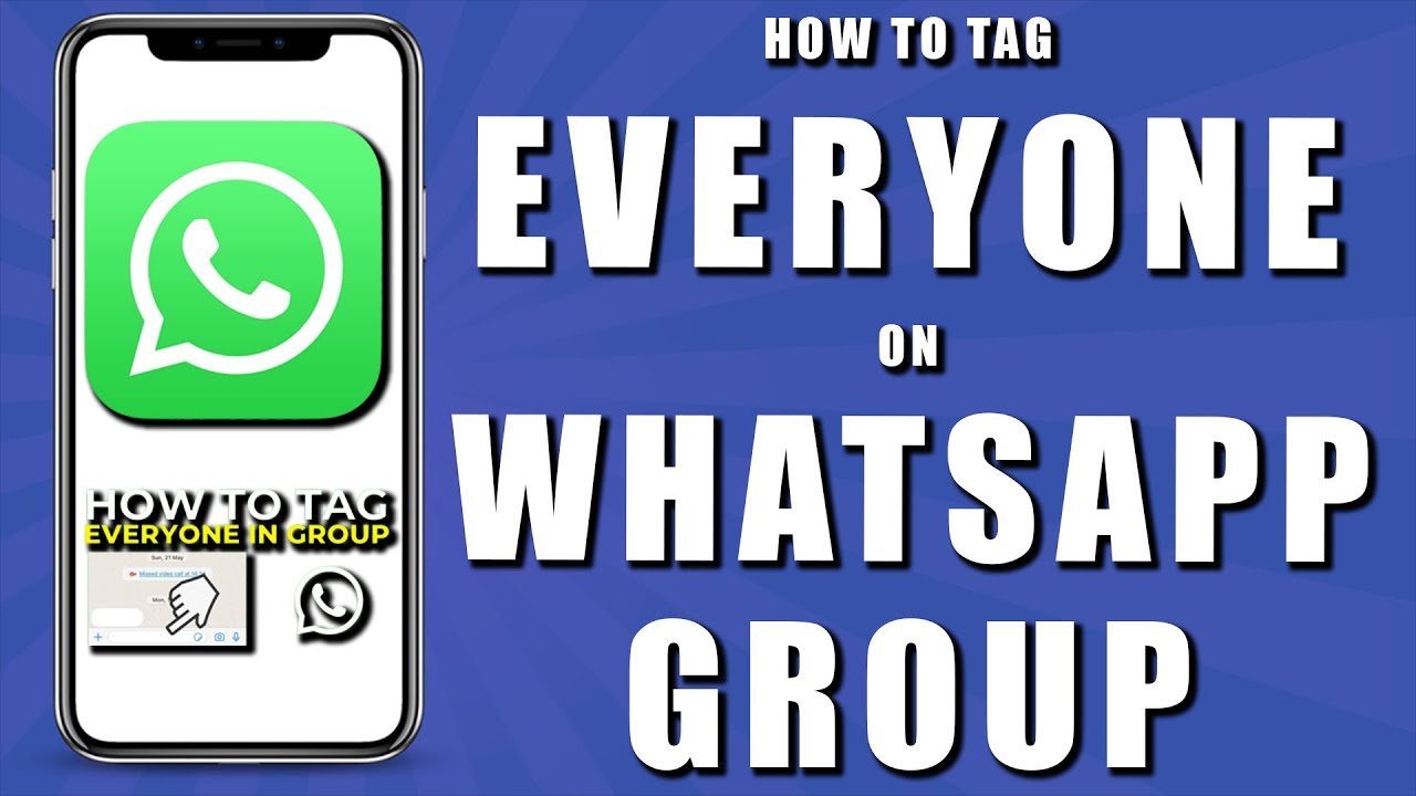 How to tag everyone in WhatsApp group (2024) - YouTube