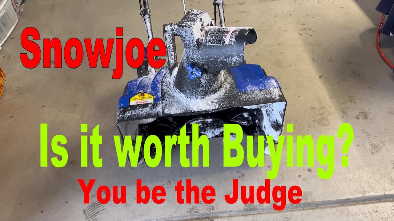 (449) Snow Joe 21 Inch Electric Single Stage Snow Thrower -15 Amp Motor ...