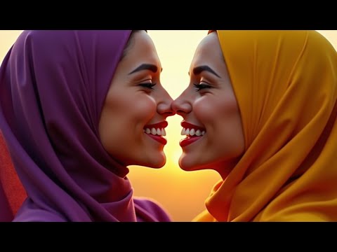 The Softest Kiss Between Two Hijabi Women – Pure Love