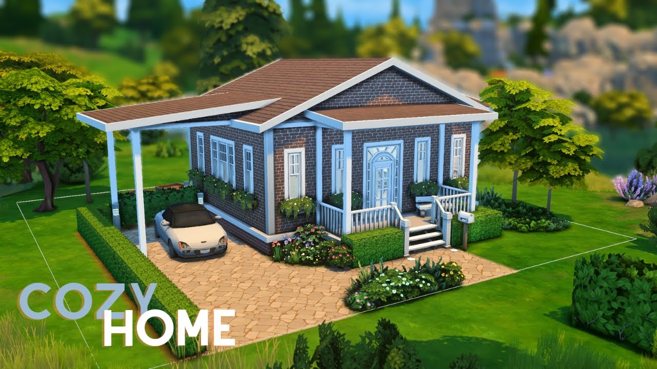 COZY HOME // SPEED BUILD - THE SIMS 4 - YouTube