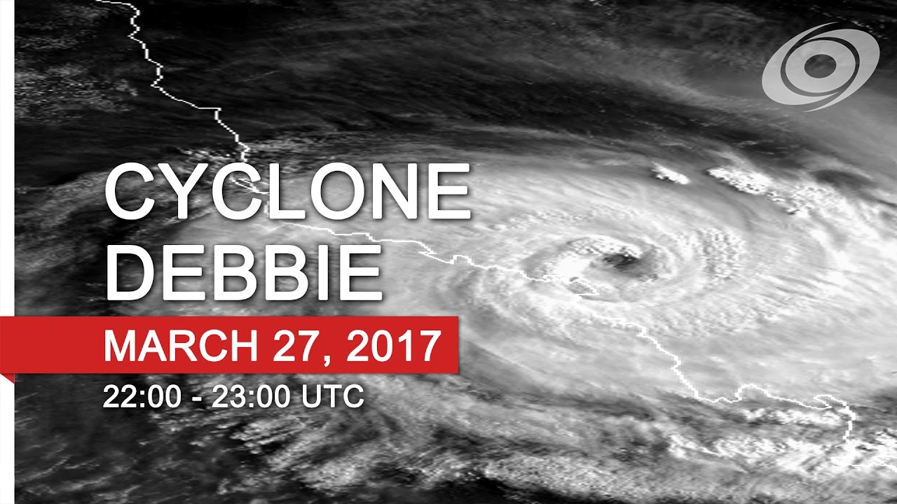 Cyclone Debbie Live Coverage - March 27, 22:00-23:00 UTC - YouTube