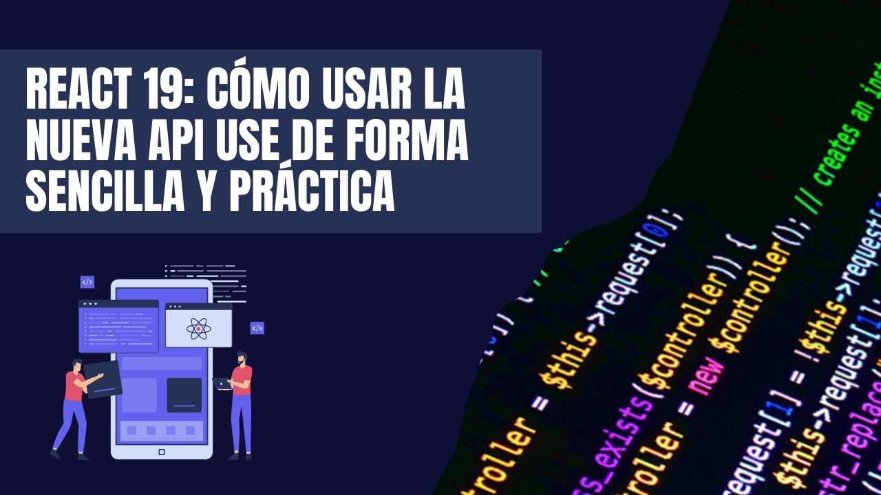 React 19: Cómo usar la nueva API use() de forma sencilla y práctica⚛️ #coding #reactjs - YouTube
