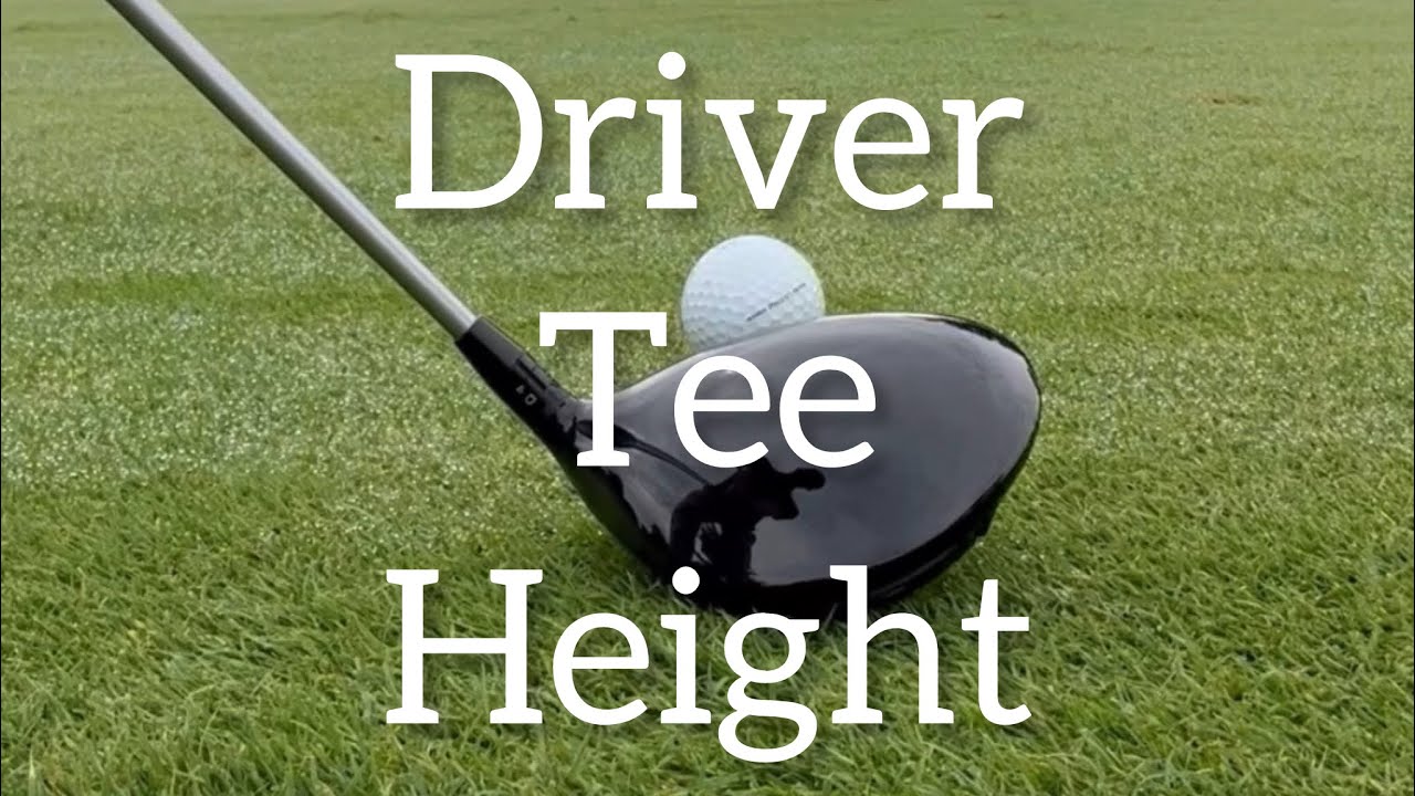 Tip of the Week - Driver Tee Height - YouTube