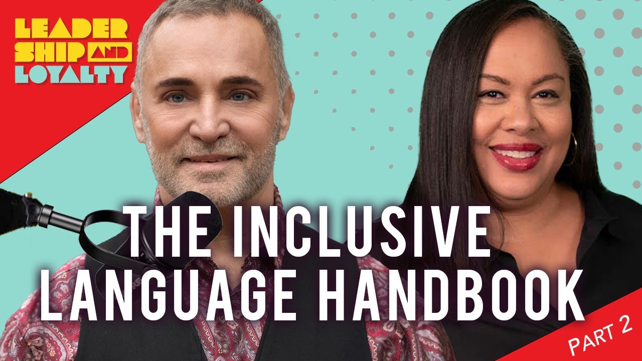 The Inclusive Language Handbook-Part 2 @diversitymvmt with @TheDovBaron ...