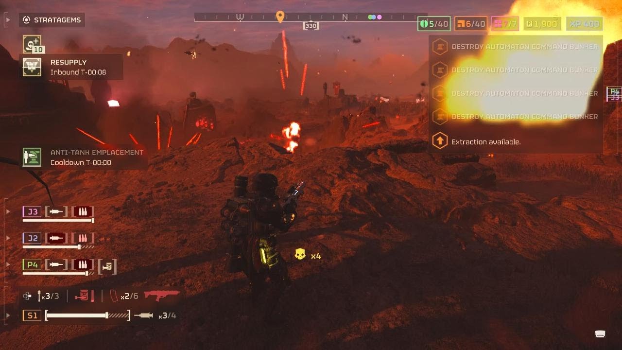 HELLDIVERS 2 bot destruction! - YouTube