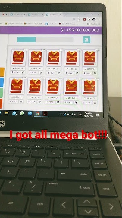 I got all mega bot |blooket factory - YouTube