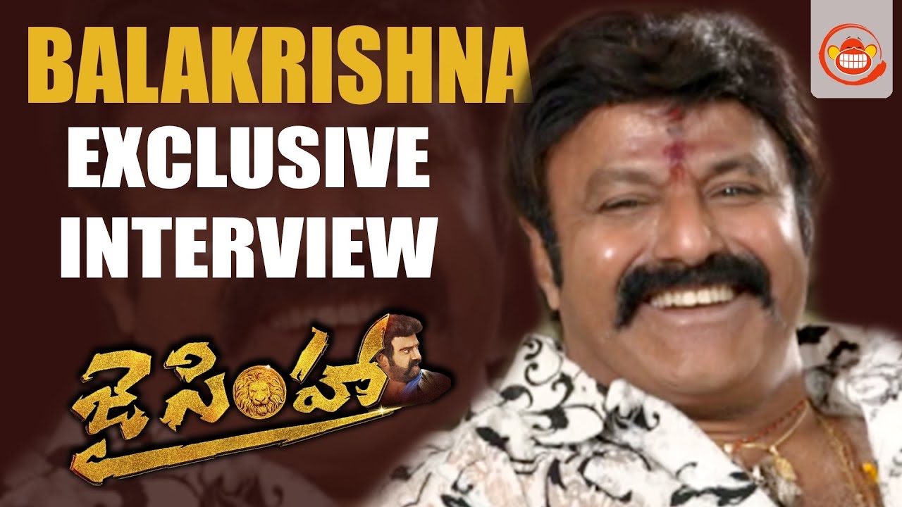 Nandamuri Balakrishna Exclusive Interview | Jai Simha Movie Highlights ...