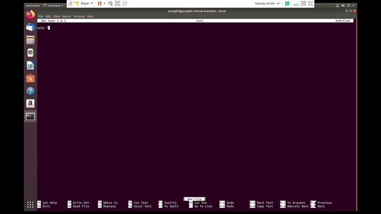 Ubuntu 64 bit VMware Workstation 15 Player Non commercial use only 2019 ...