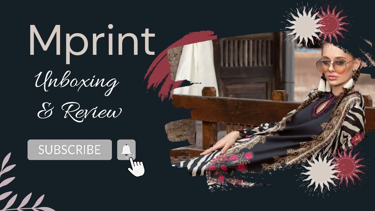 MPrint Eid Lawn By maria B. | Unboxing & Review | Code D4B | World Wise Explorer - YouTube