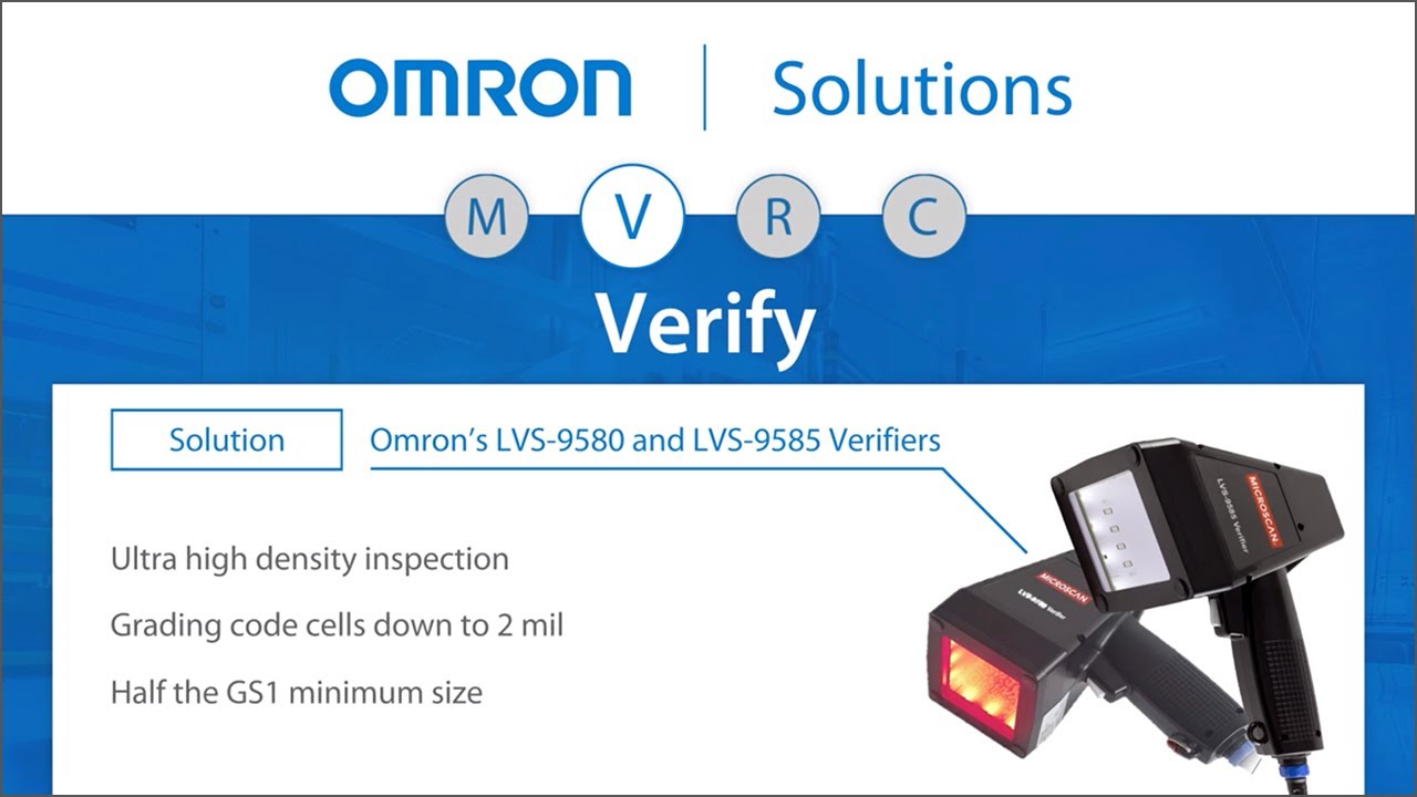 Omron Product Traceability Solutions: Safety, Compliance, Tracking ...