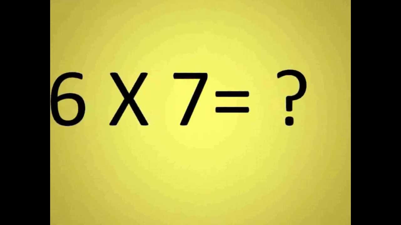 Mult 6 - Ouvindo e Aprendendo a Tabuada de Multiplicação por 6 - YouTube