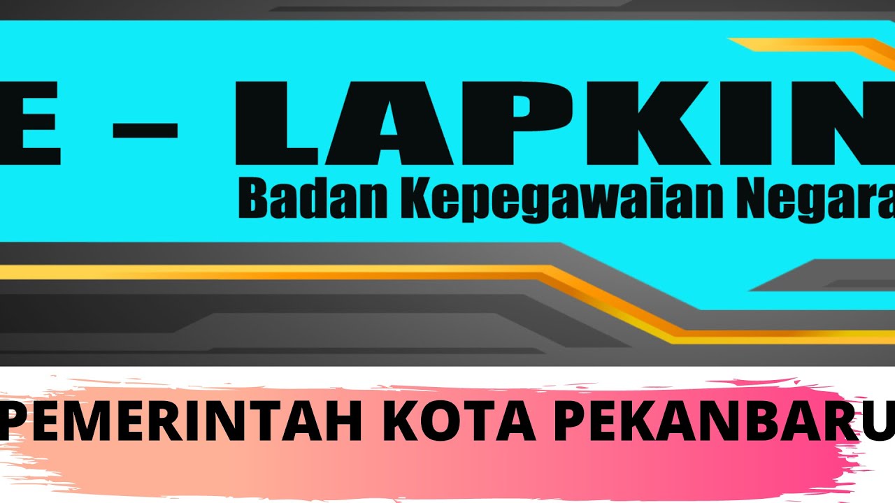 cara input e lapkin pns pemerintah kota Pekanbaru - YouTube
