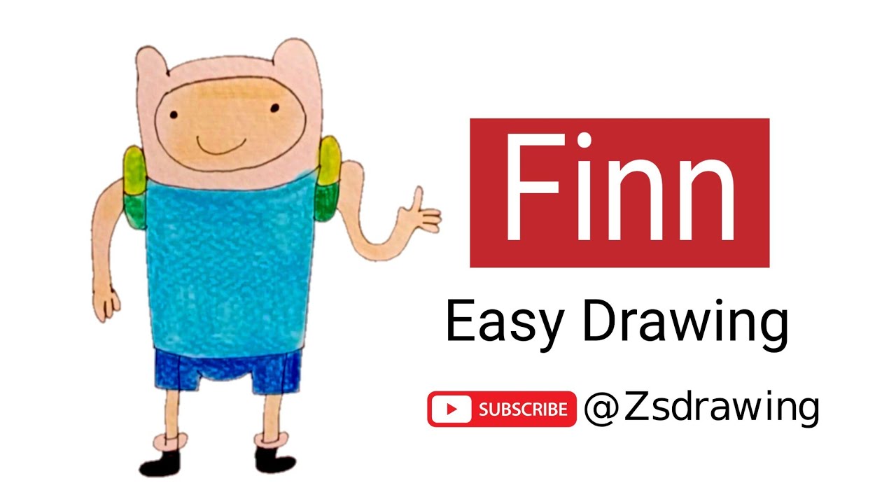 Finn Drawing | Drawing | Idea - YouTube