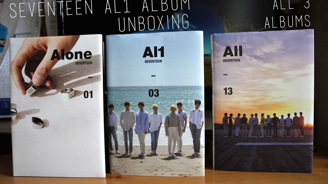 UNBOXING: SEVENTEEN AL1 Album (ALONE + AL1 + ALL) - YouTube