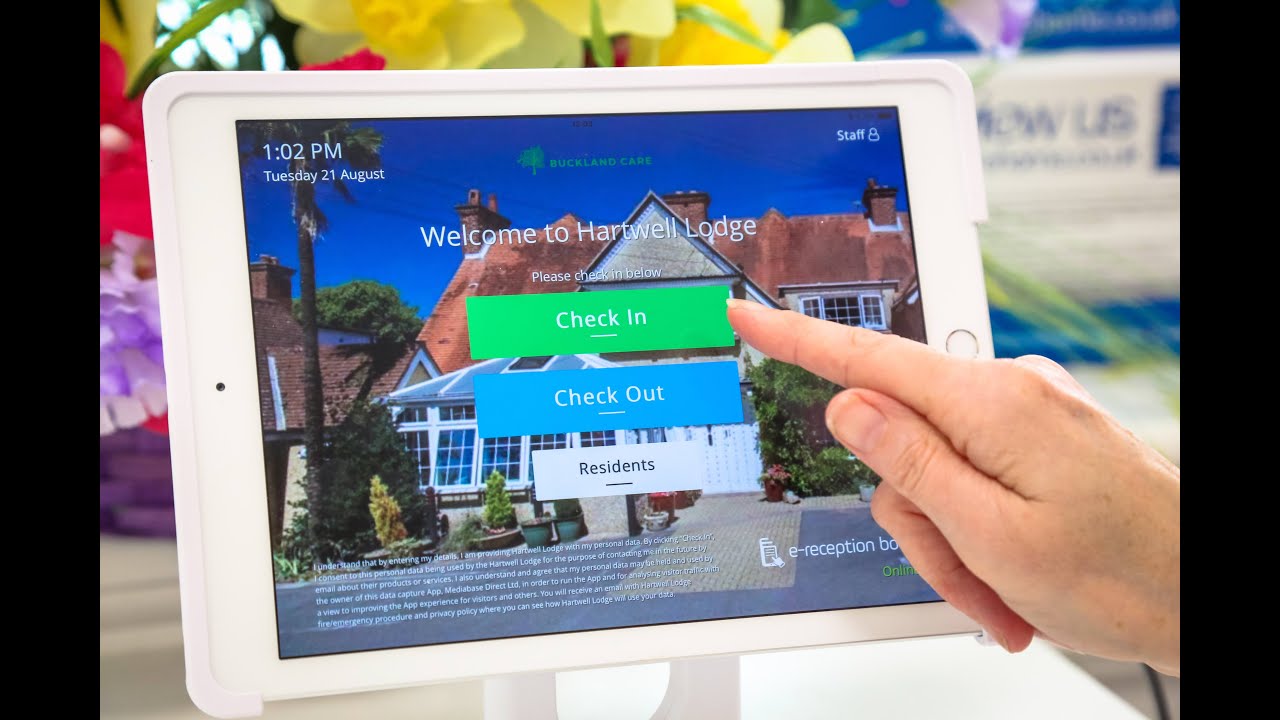 Care Edition - e-Reception Book - YouTube