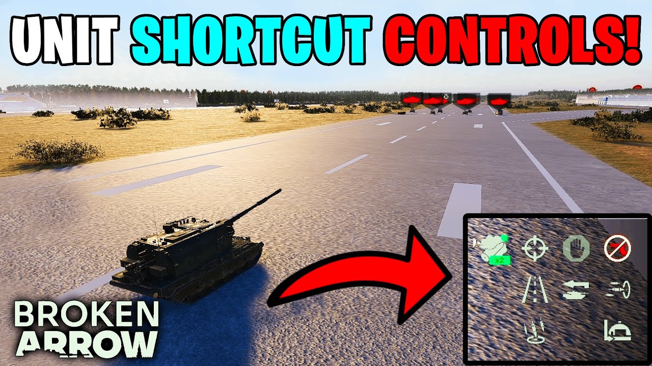 BROKEN ARROW: UNITS SHORTCUT CONTROLS (BEGINNER'S GUIDE) - YouTube