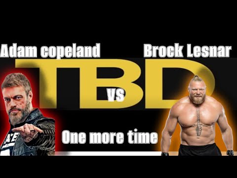 Adam Copeland vs Brock lesnar one last time. - YouTube
