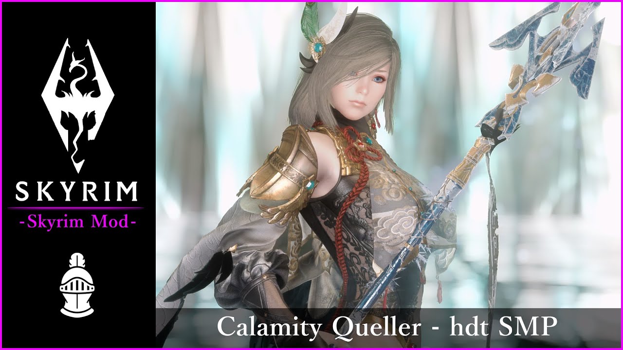 【Skyrim Mod】Calamity Queller - hdt SMP ｜ PC ｜ スカイリム Armor Mod - YouTube