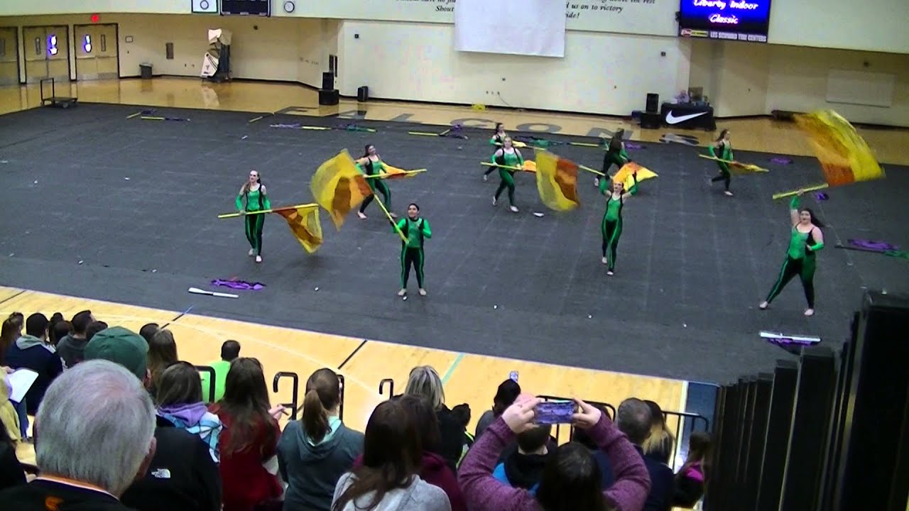 Evergreen JV Winter Guard 3-26-16 - YouTube
