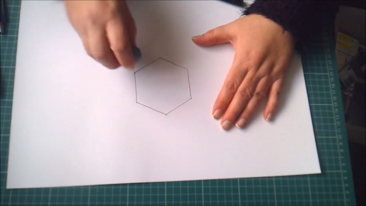 How To Draw A Hexagon with Artist Janette Oakman - Geometry Tutorial ...