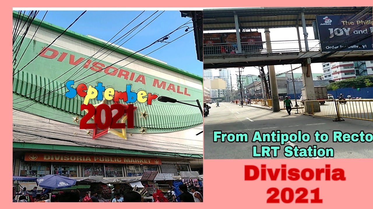 Divisoria and the new Antipolo LRT Station/Beep Card Machine - YouTube