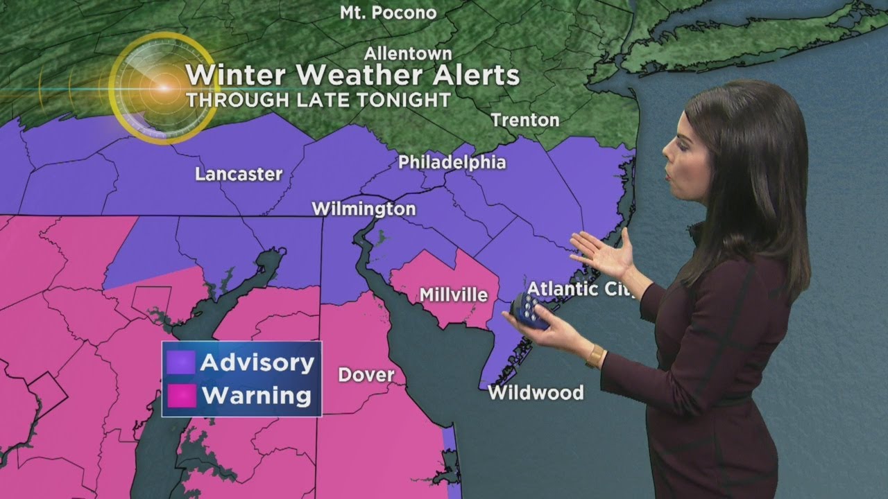 Weather Update: First Snow Of Year Hits Region - YouTube