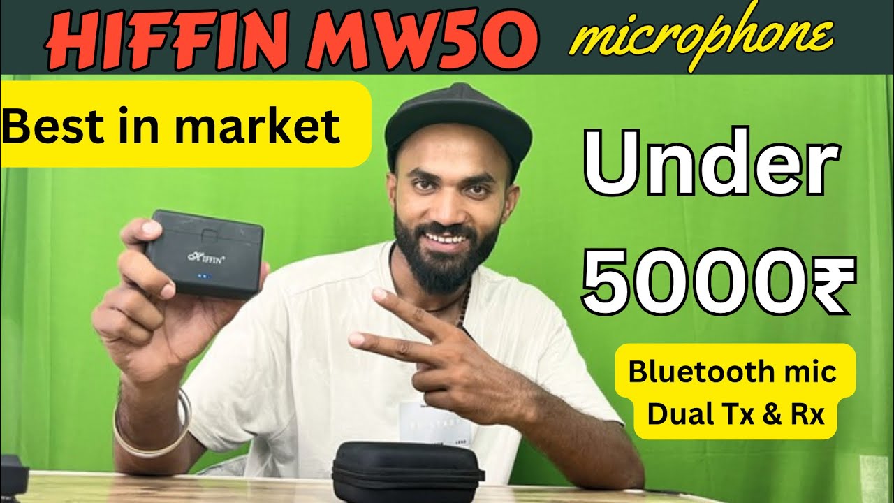 Hiifin HWM 50 Microphones | low budget Bluetooth mic under 5000₹ | best ...