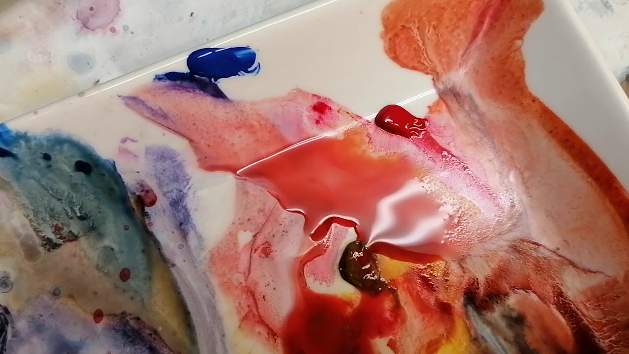 WATERCOLOUR ROCK POOL VIDEO 4 - For more steps see my Instagram and ...