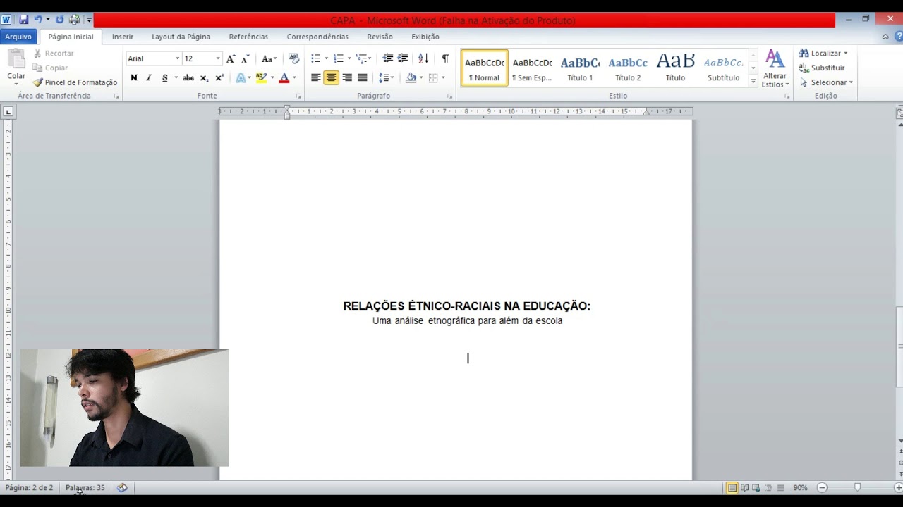 Vídeo aula 02 - Como fazer contra-capa nas normas da ABNT (TCC e outros ...