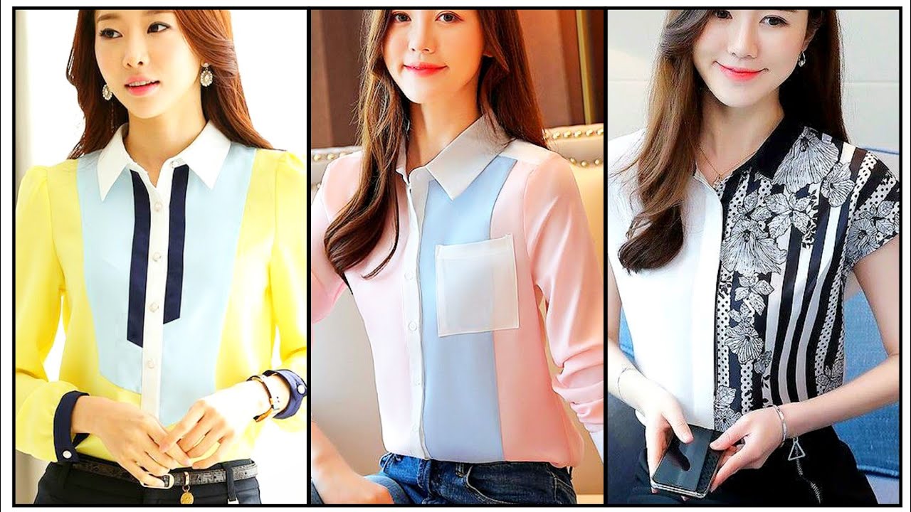 Latest And Unique collection of Double Colour top\blouse||New T Shirt ...