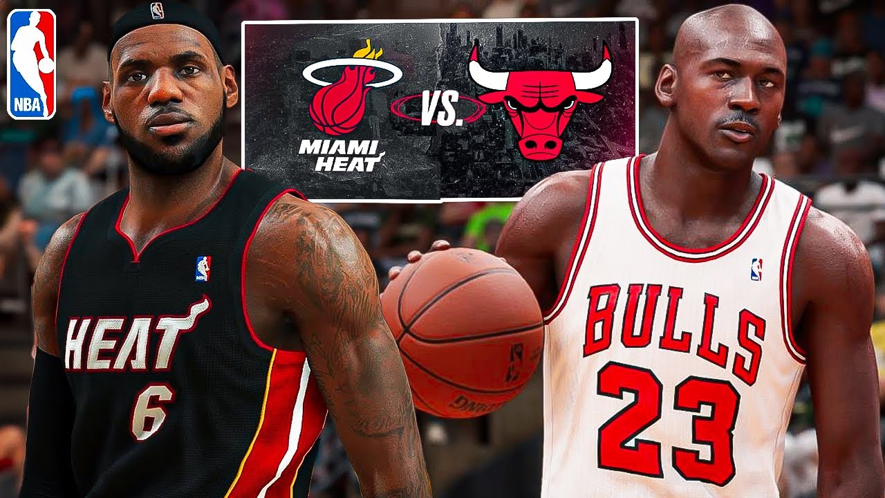 All Time Miami Heat VS All Time Chicago Bulls! - YouTube