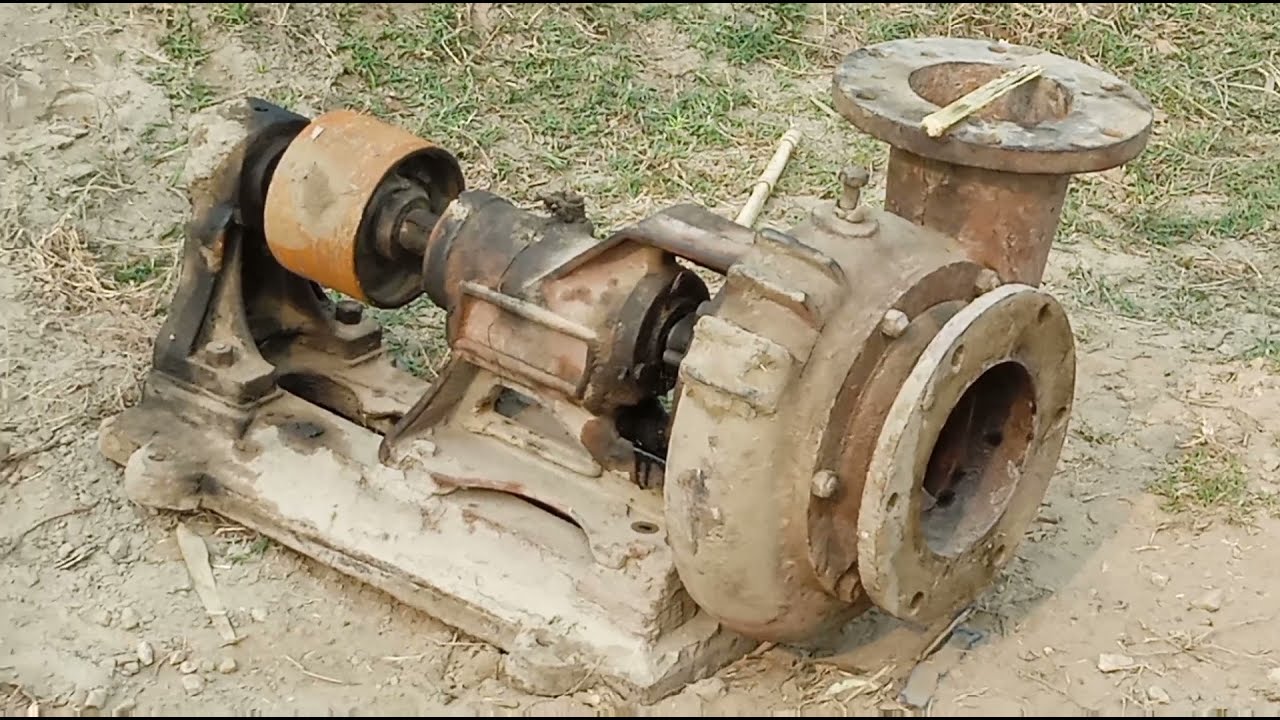 18 Hp Peter Diesel Engine Tube Well System 6 Inch Delivery - YouTube