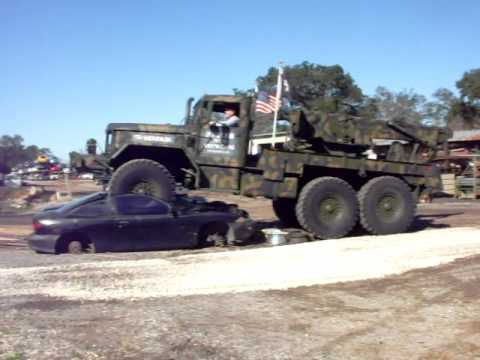 Butler Auto Recycling "The General" Crushing Cars Part 1 M816 Wrecker ...