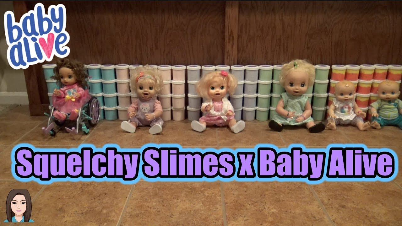 Baby Alives Sneak Into Squelchy Slimes Slime Room! Baby Alive x ...