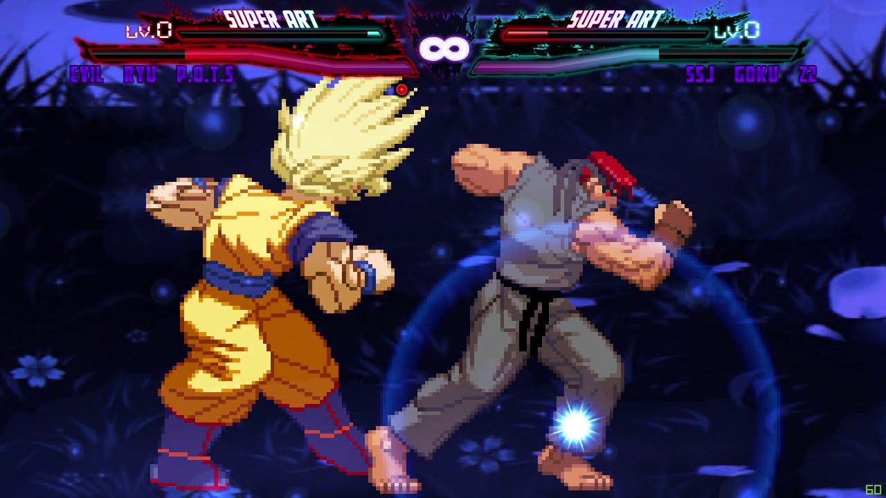 Goku Vs Evil Ryu