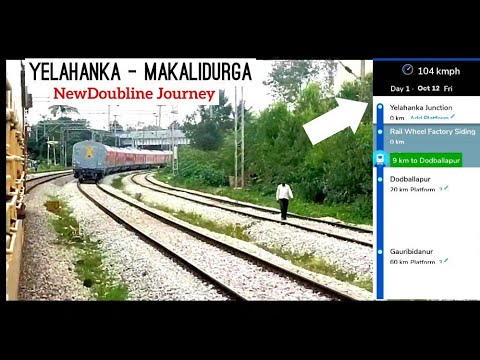 || NewDoubleLine Journey on Yelahanka - Makalidurga || On board YNK ...